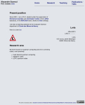 Les pages des personnels du LORIA et du Centre Inria NGE